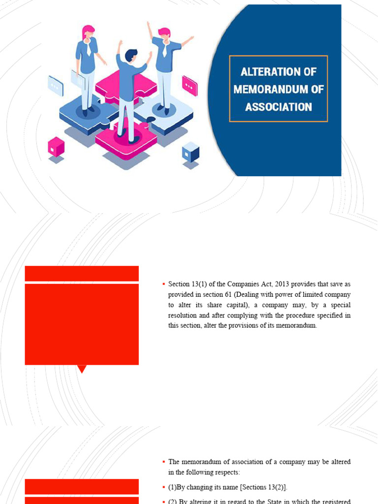 MOA and AOA-including Alteration | PDF | Articles Of Association | Business Law