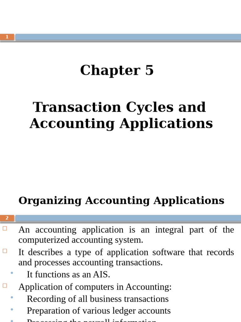 Chapter 5 | PDF | Accounts Payable | Receipt