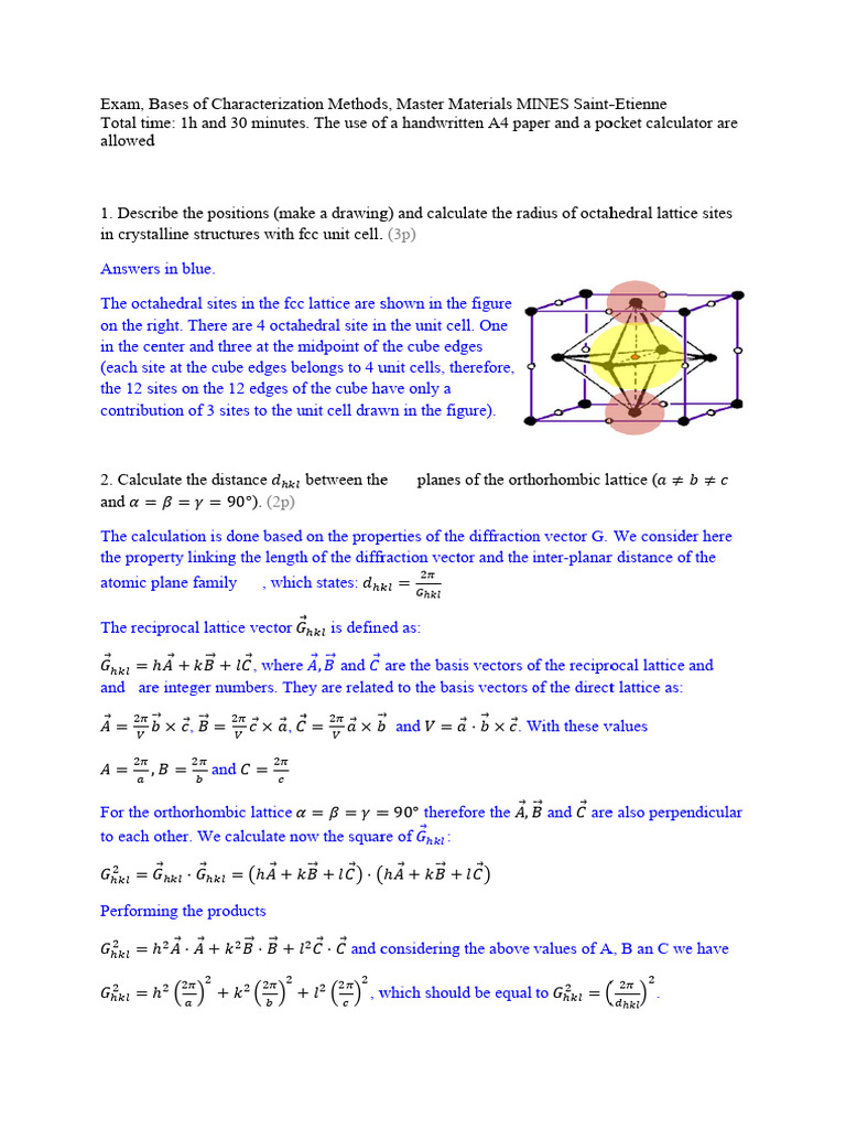 Intervals in Crystallography Notation | PDF | Crystal Structure ...