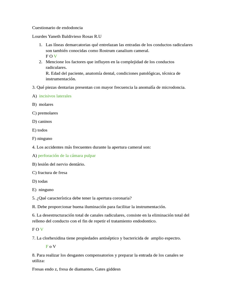 Preguntas Endo | PDF