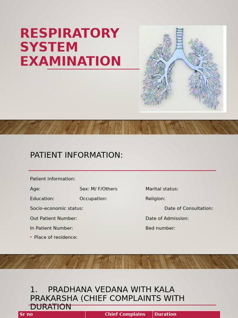 Respiratory System Examination Guide | PDF | Respiratory System ...