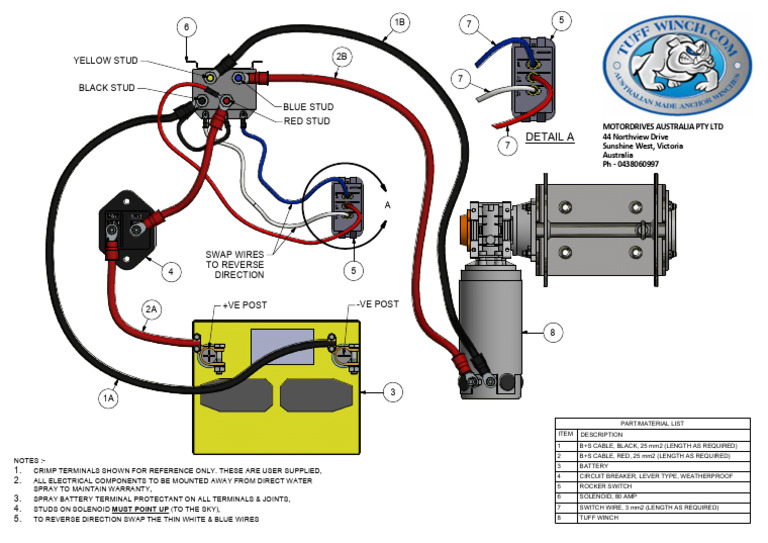 Tuff Winch Wiring Diagrams | PDF | Components | Equipment