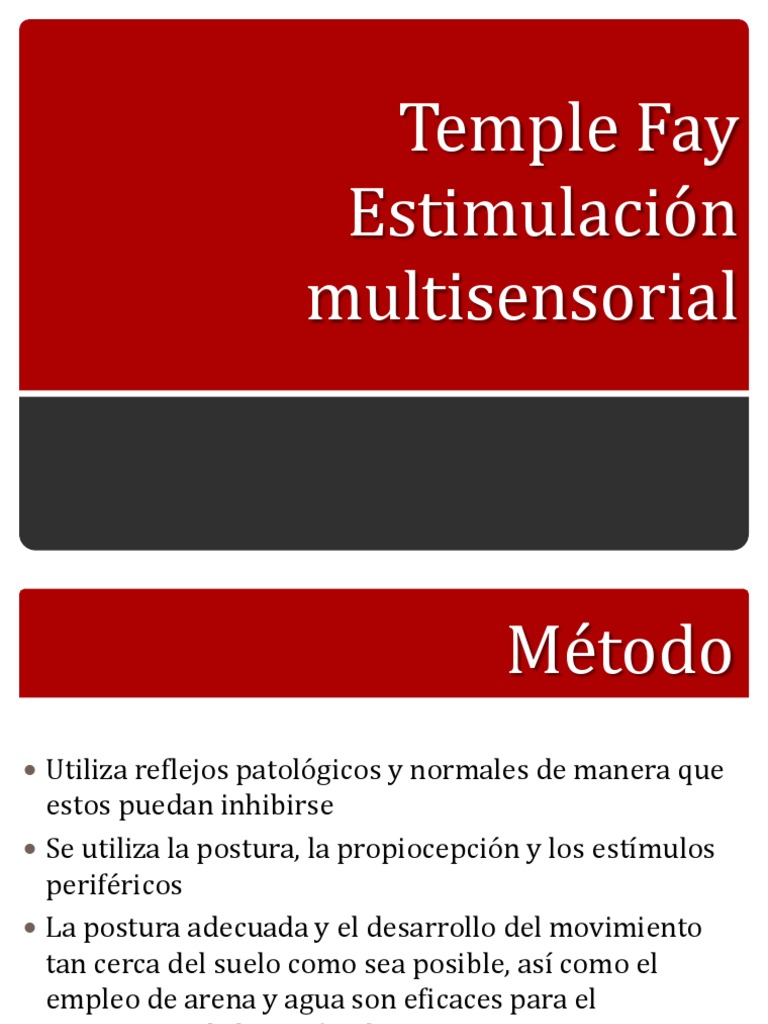 Método Temple Fay: Estimulación Multisensorial | PDF | Artes del ...