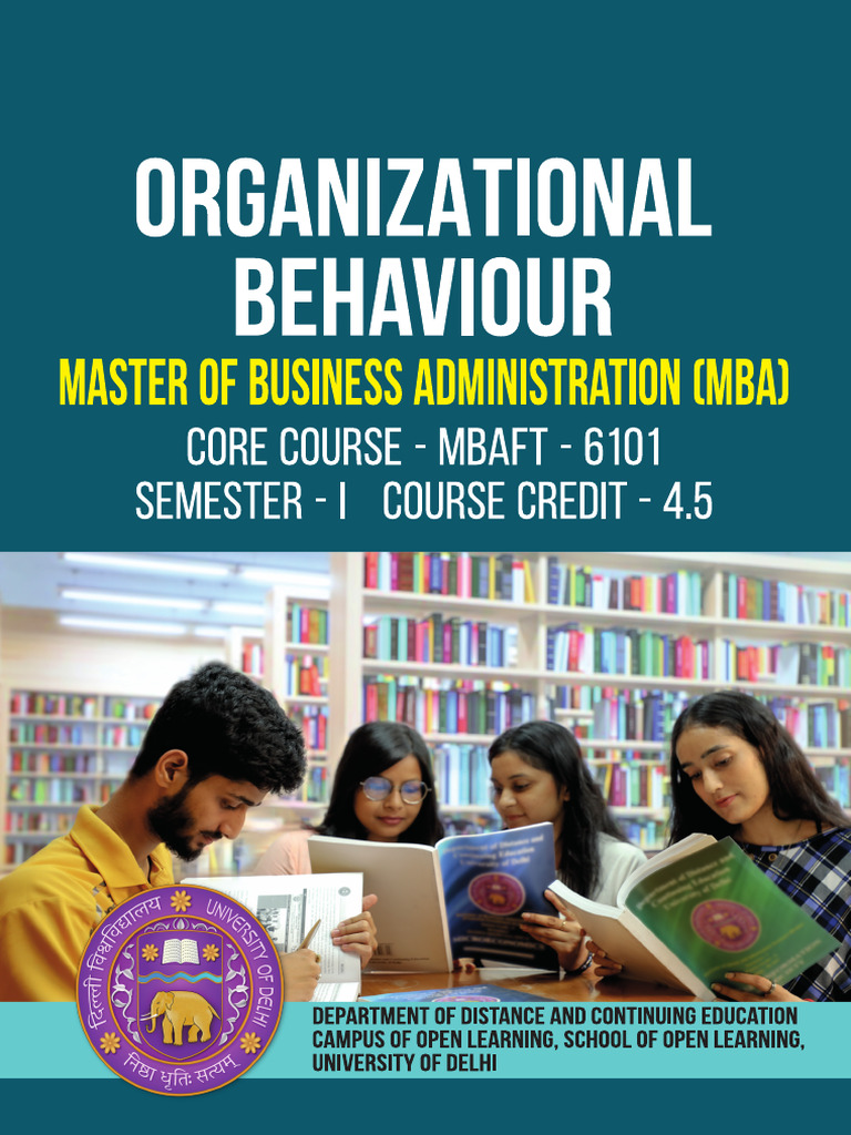 1 Organizational Behaviour | PDF | Organizational Behavior | Psychology