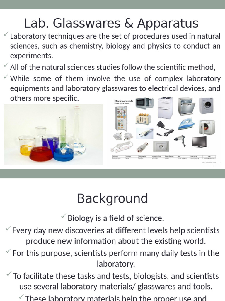 Lab. v. Techniques & Apparatus | PDF | Laboratories | Science