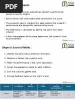 Rubrics For Performance Tasks | PDF