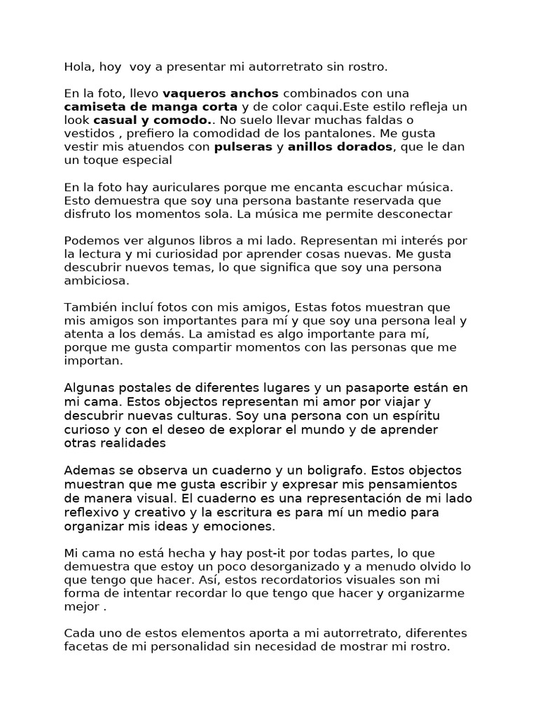 Tache Finale Espagnol | PDF