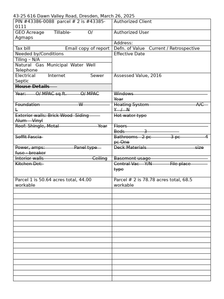 SVH Site Visit Notes | PDF