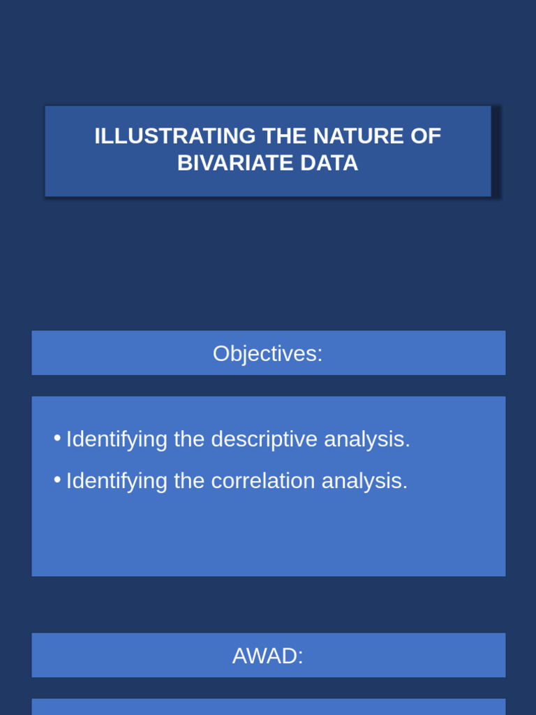 Understanding Bivariate Data Analysis | PDF | Descriptive Statistics | Statistics