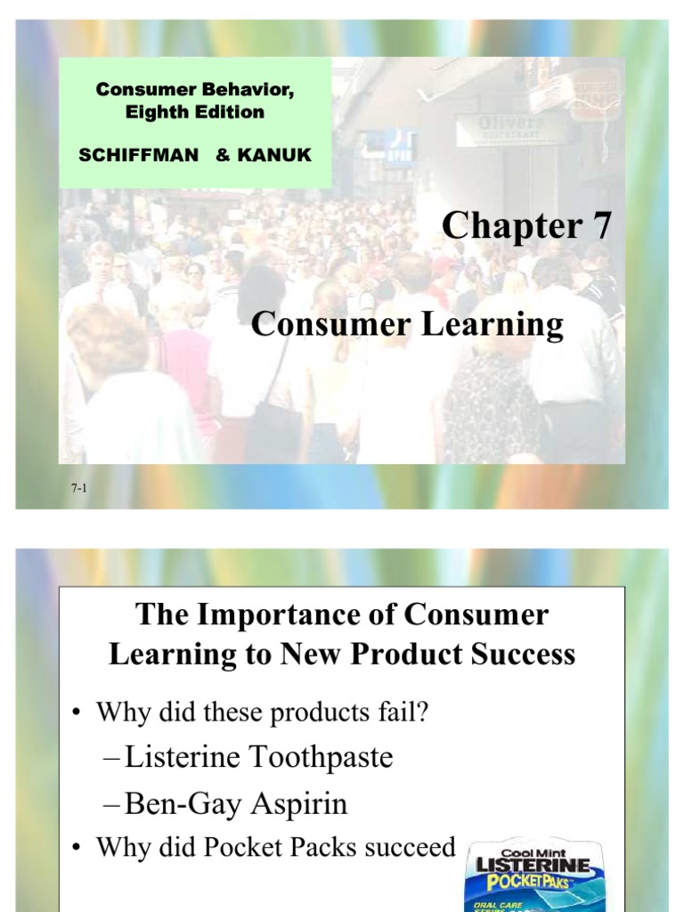 CB 7 Consumer Learning | Download Free PDF | Classical Conditioning | Reinforcement