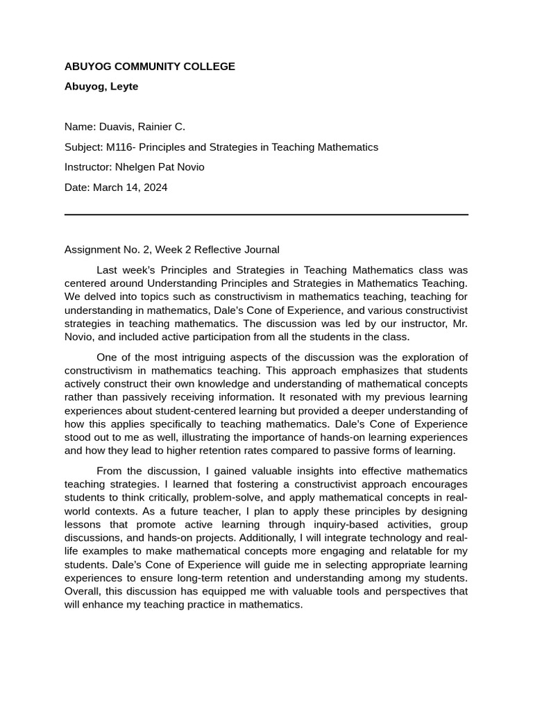 Assignment No. 2 | PDF