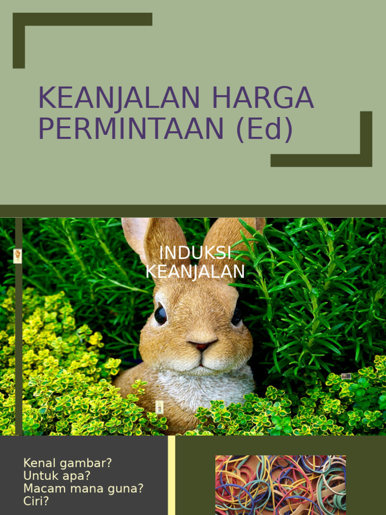 10 Bab 2 Keanjalan Harga Permintaan Julai 2019 | PDF
