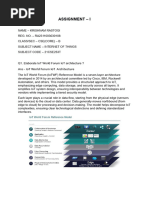 IoT Reference Model Presentation | PDF | Internet Of Things | Computer ...