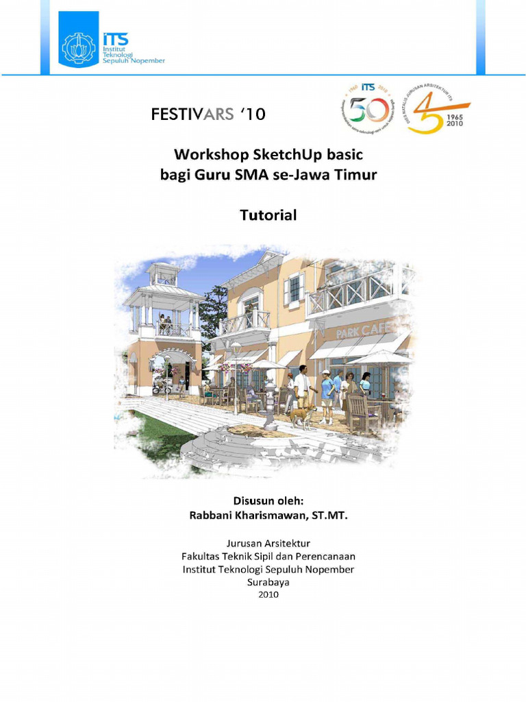 Buku Modul Pelatihan Sketchup Basic | PDF