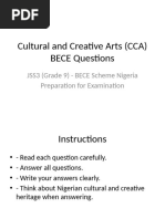Bece Past Questions For Career and Tech | PDF