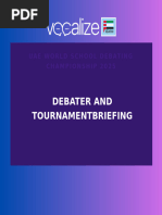 World Schools Debate: A Complete Guide | PDF
