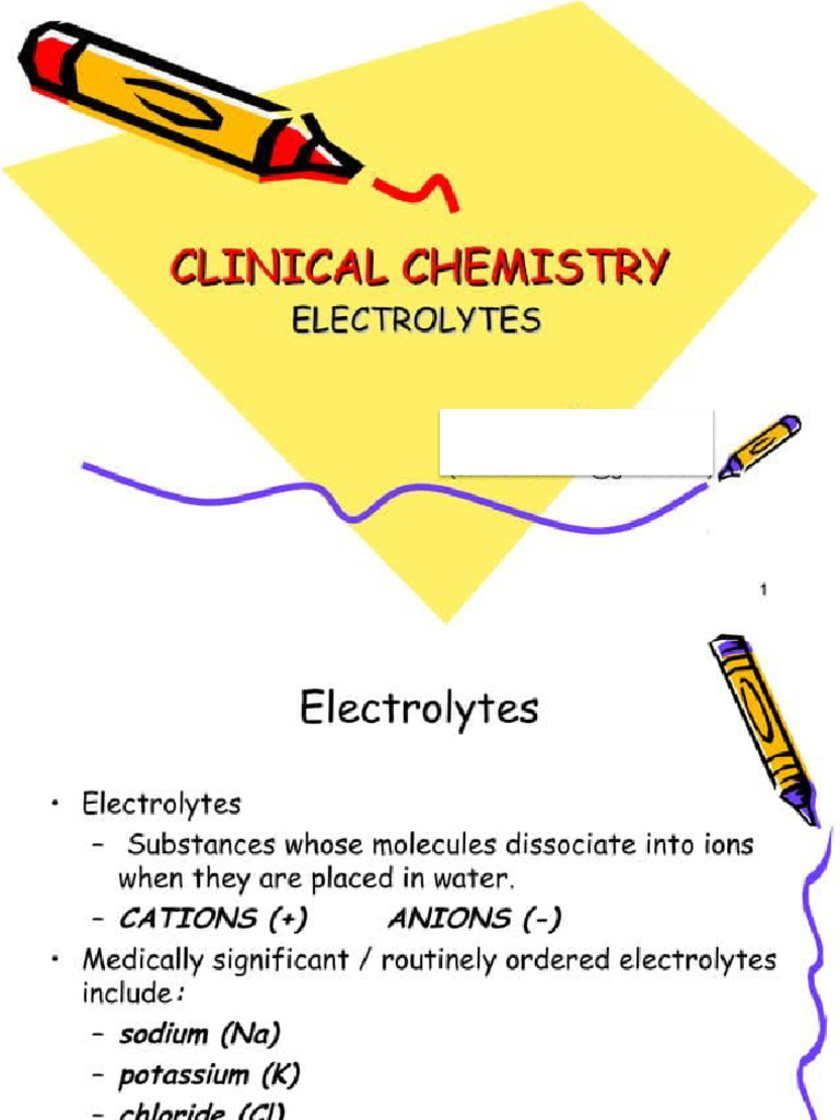 Electrolytes | PDF
