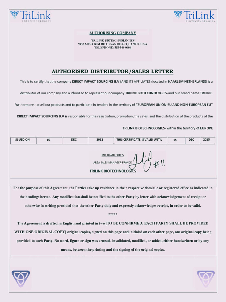 Authorization Document and Invoice | PDF | Business Documents