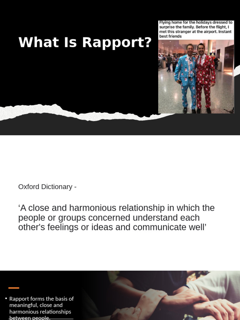 Understanding and Building Rapport | PDF | Human Communication ...