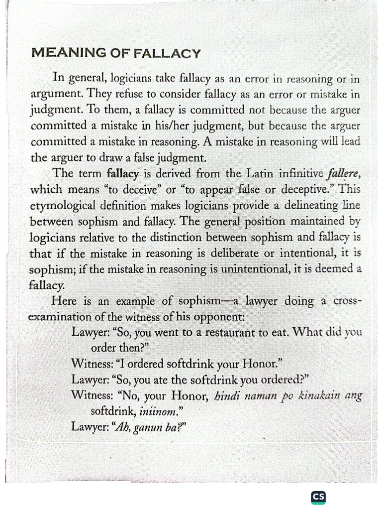 Fallacy | PDF
