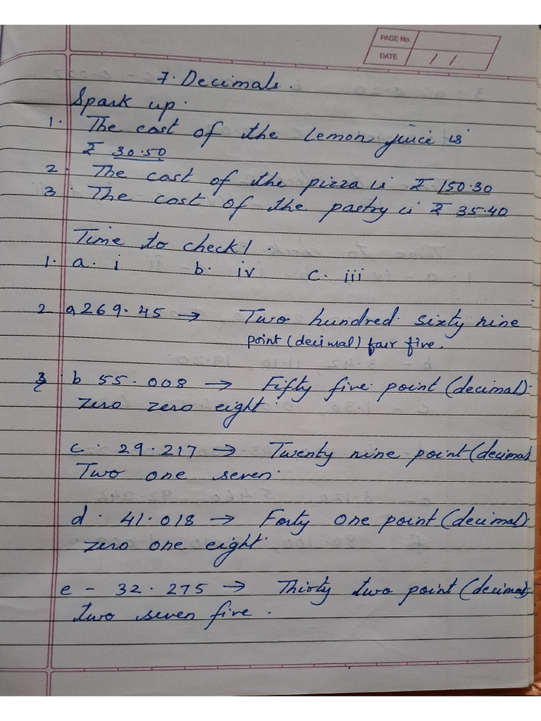 Decimals | PDF