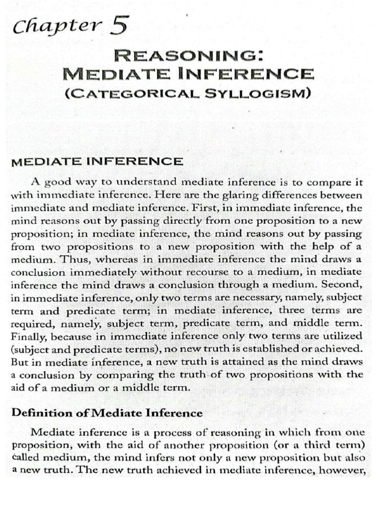 Chapter-5 Logic | PDF