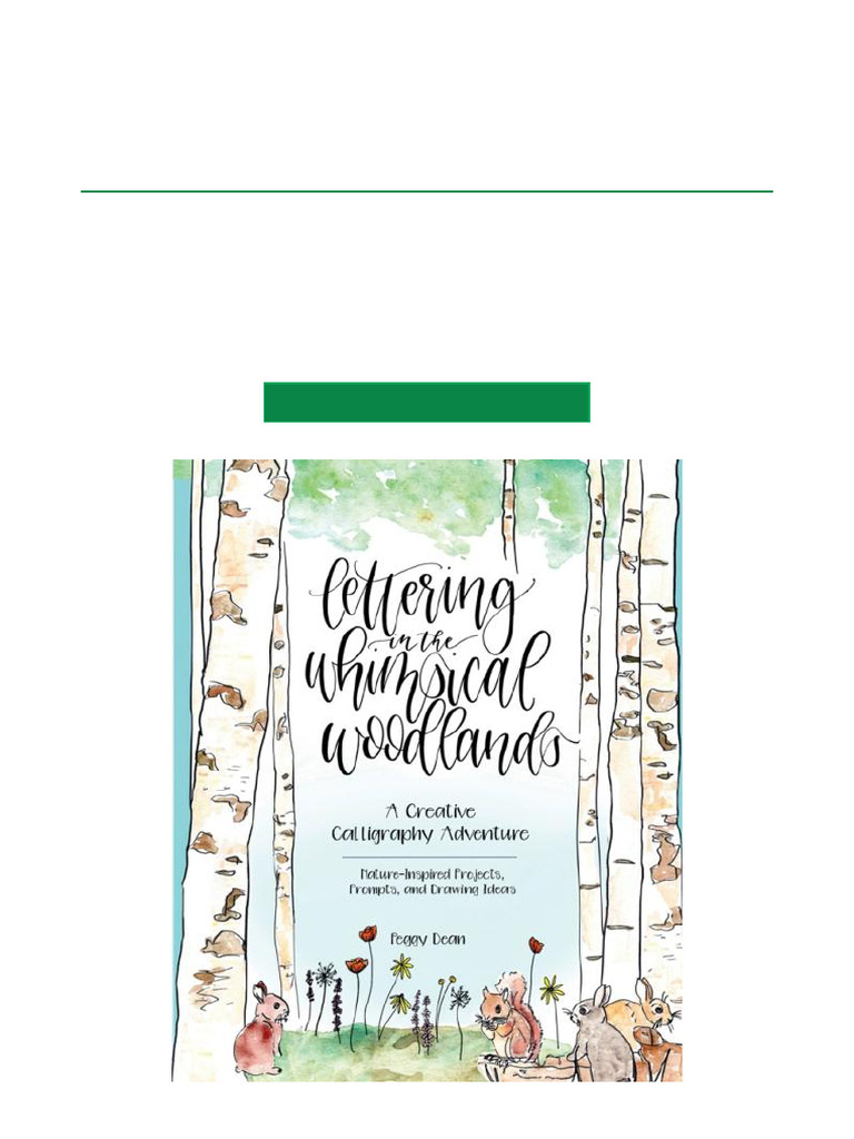 Lettering in The Whimsical Woodlands A Creative Calligraphy Adventure ...