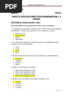 ARAMCO WPR Question AND ANSWER | PDF | Fires | Safety