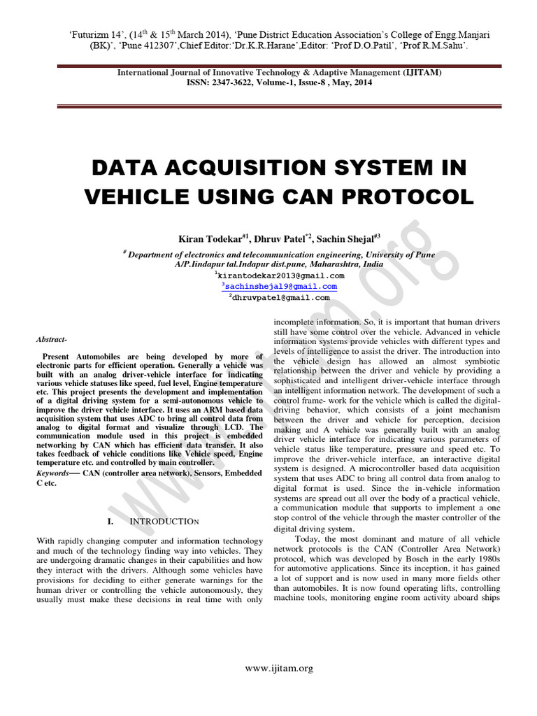 Data_Acquisition_System_in_Vehicle_Using (2) | PDF | Thermocouple | Microcontroller