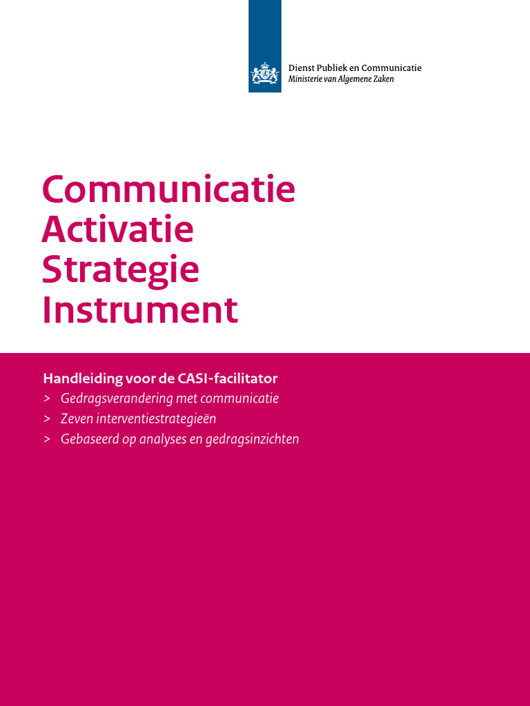 CASI Handleiding | PDF