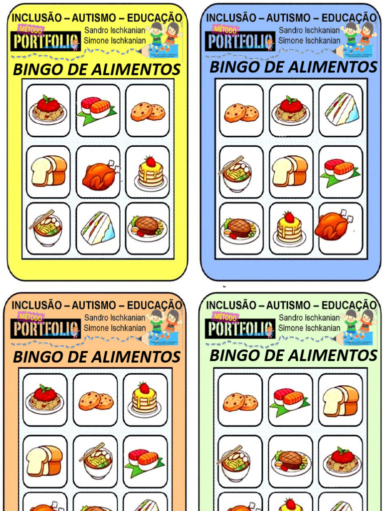 BINGO DOS ALIMENTOS | PDF