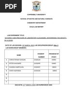 Lab .Accuracy and Precision of Glassware | PDF | Metrology | Science