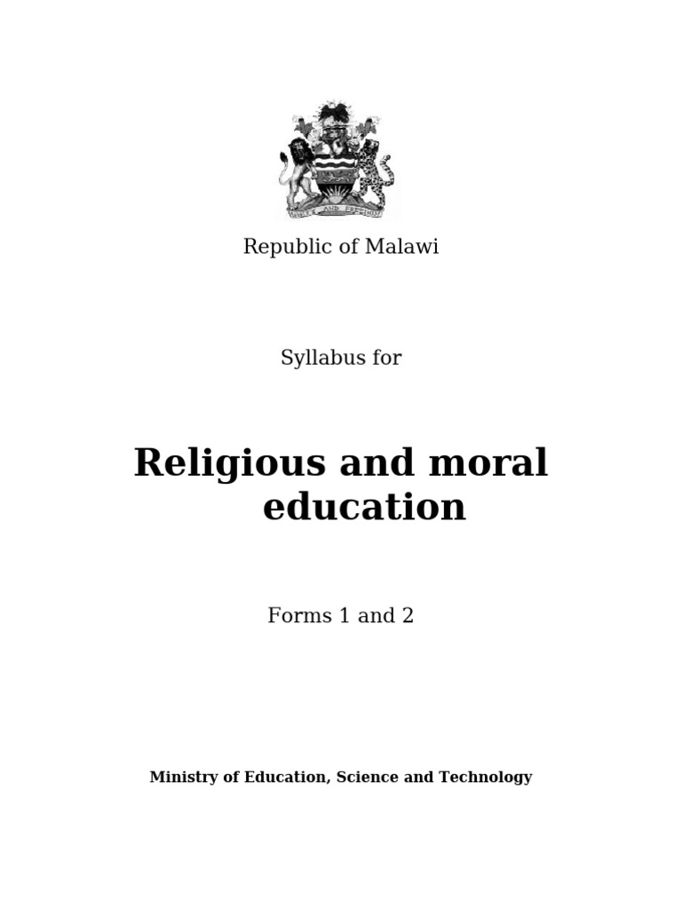 RE Syllabus Forms 1-2 | PDF | Entrepreneurship | Curriculum
