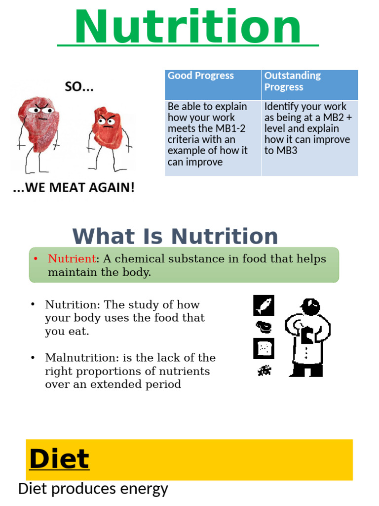 Understanding Nutrition and Nutrients | PDF | Malnutrition ...