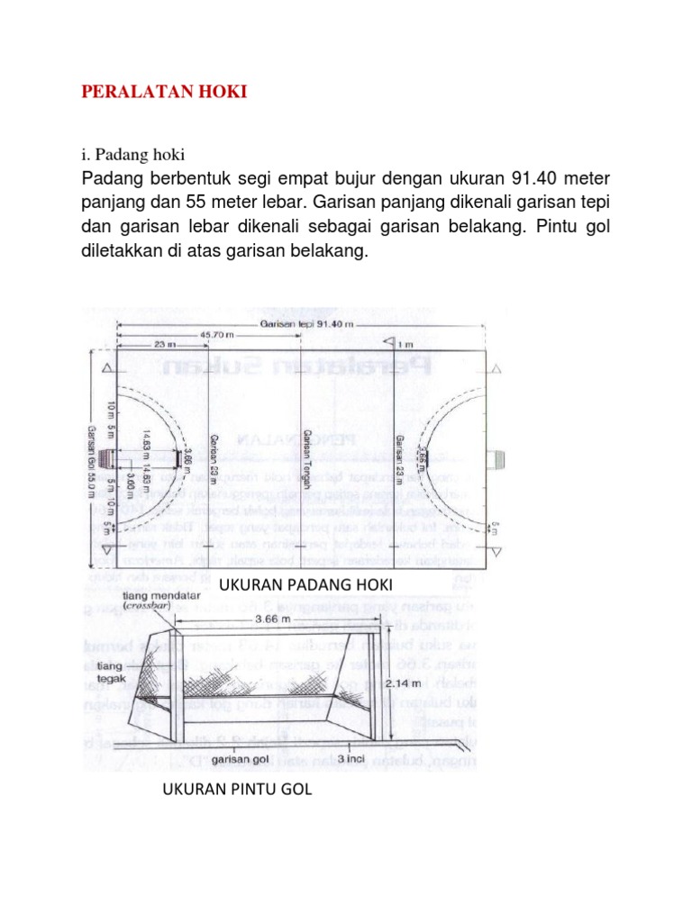 Panduan Lengkap Peralatan Hoki | PDF | Olahraga & Rekreasi