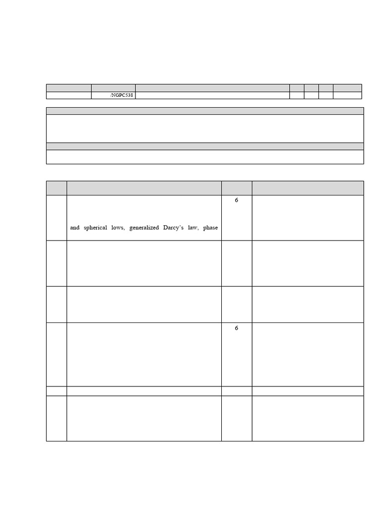 Lecture Plan RESERVOIR-GEOPHYSICS | PDF | Geophysics | Petroleum Reservoir
