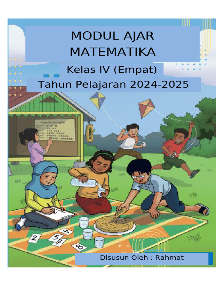 Modul Ajar Matematika Kelas 4 SD | PDF