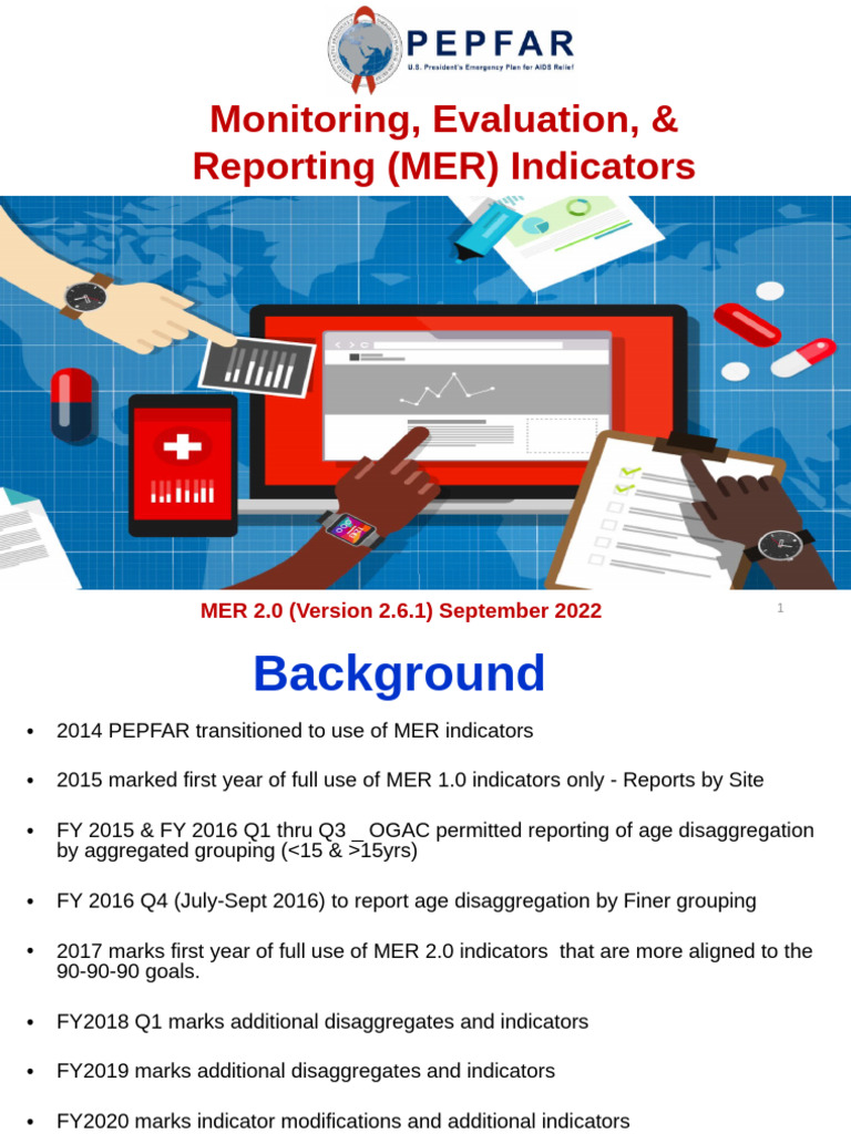 1 - MER 2.0 Indicators - Guidance Ver 2.6.1 | PDF | President's ...