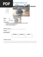 Grade 8 EMS Exam Instructions | PDF | Private Sector | Business Economics