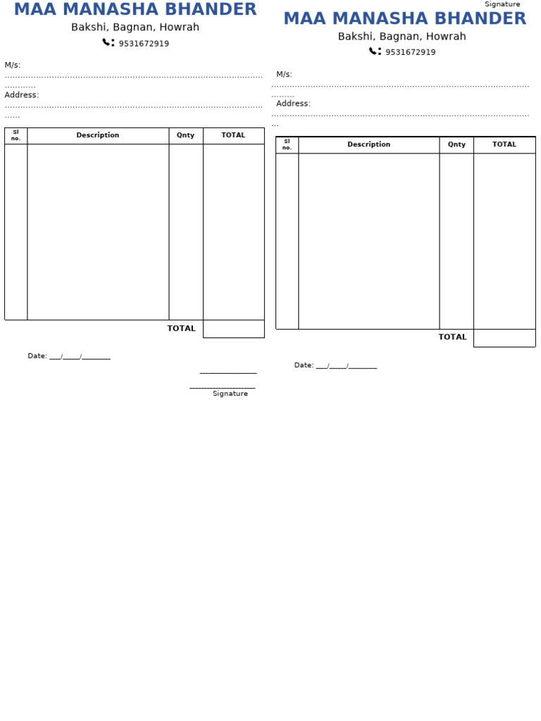 classic-invoice-template | PDF