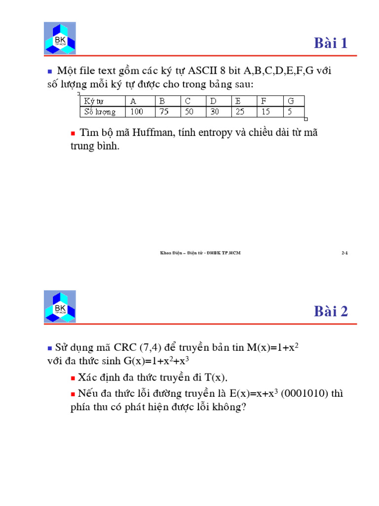 Bt Crc Huffman 21032025 l02 | PDF