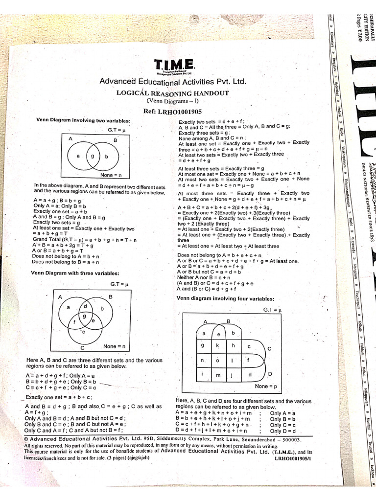LR Venn-Diagrams | PDF