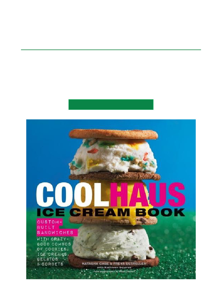 Coolhaus Ice Cream Sandwich Recipes | PDF