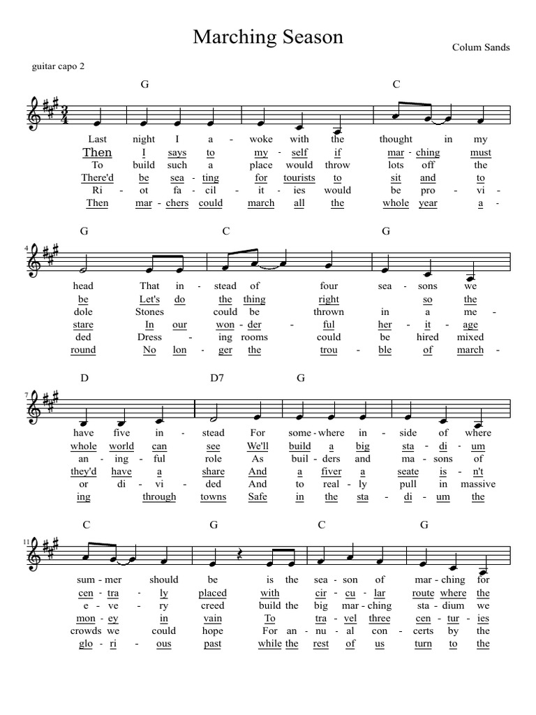 Marching Season | PDF