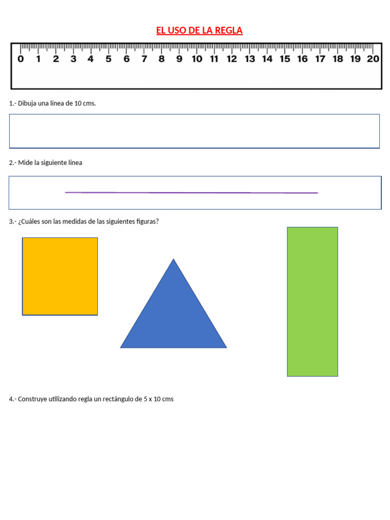 EL USO DE LA REGLA | PDF