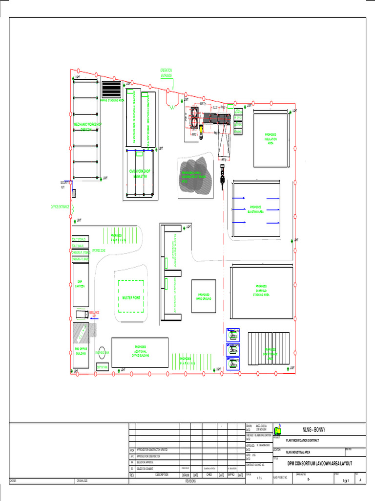 DPM COMPOSITE LAYDOWN AREA REV.3-Model | PDF