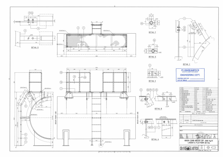 HB40-28 - C.06 Ladder and Platform Detail Rev 0 | PDF