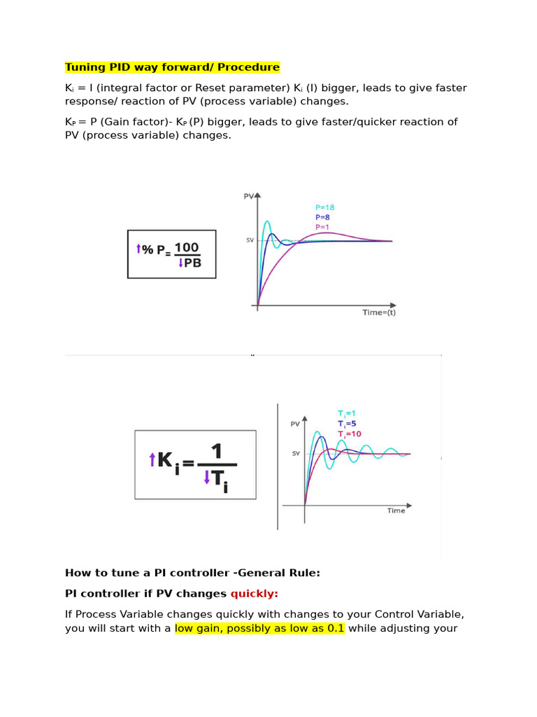 PID Controller Tuning Guide | PDF | Mechanics | Control Theory