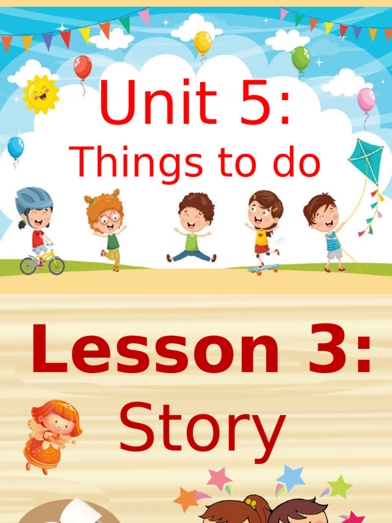 Unit 5 Lesson 3 Story | PDF