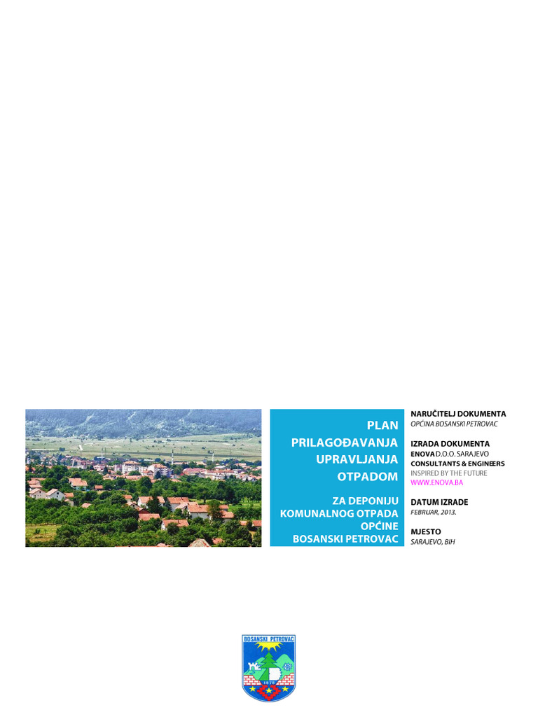 Plan Prilagodavanja Bosanski Petrovac-1-3 | PDF